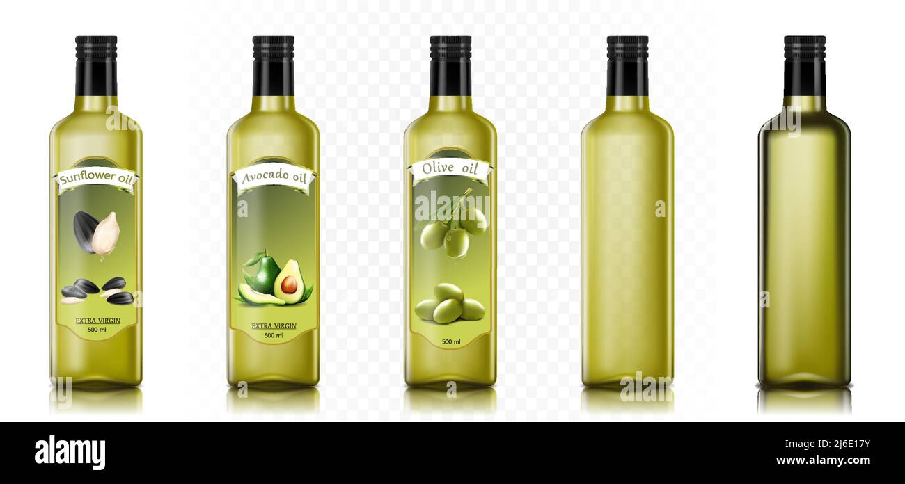 Vegetable Oil Bottle Label