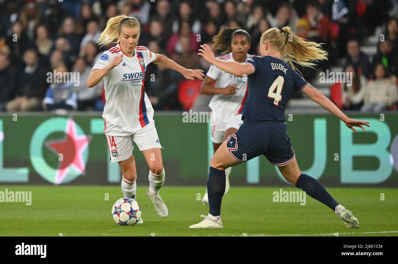ADA HEGERBERG of OLYMPIQUE LYONNAIS during the UEFA Women's UEFA ...