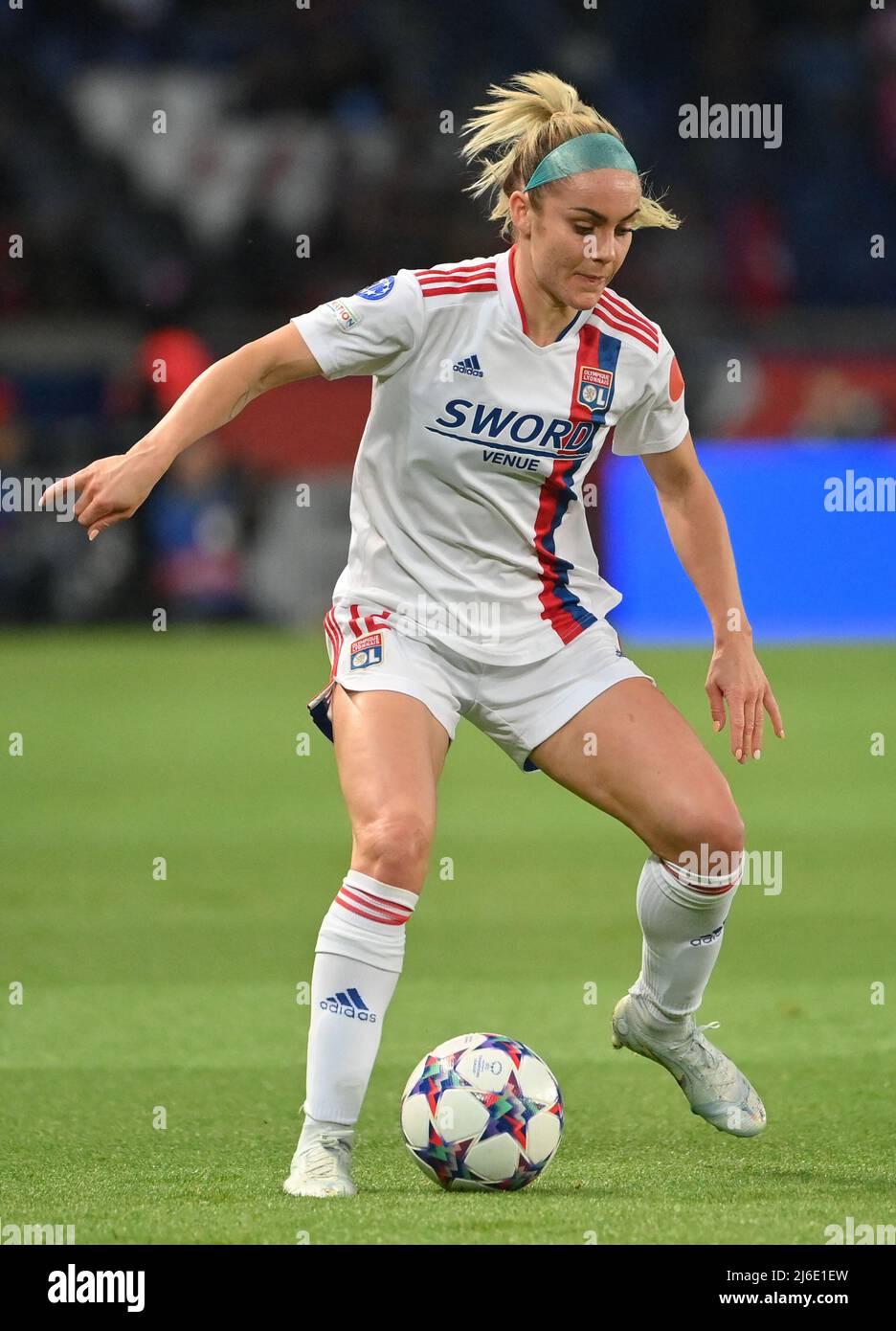 Ellie Carpenter of OLYMPIQUE LYONNAIS during the UEFA Women's UEFA ...