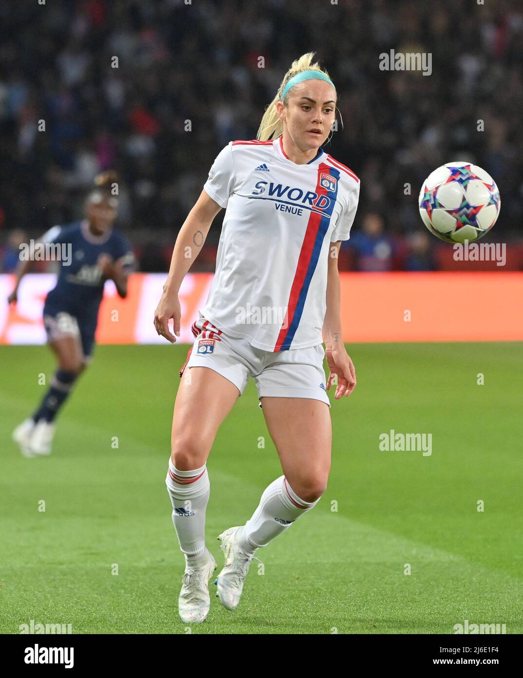 ELLIE CARPENTER of OLYMPIQUE LYONNAIS during the UEFA Women's UEFA ...