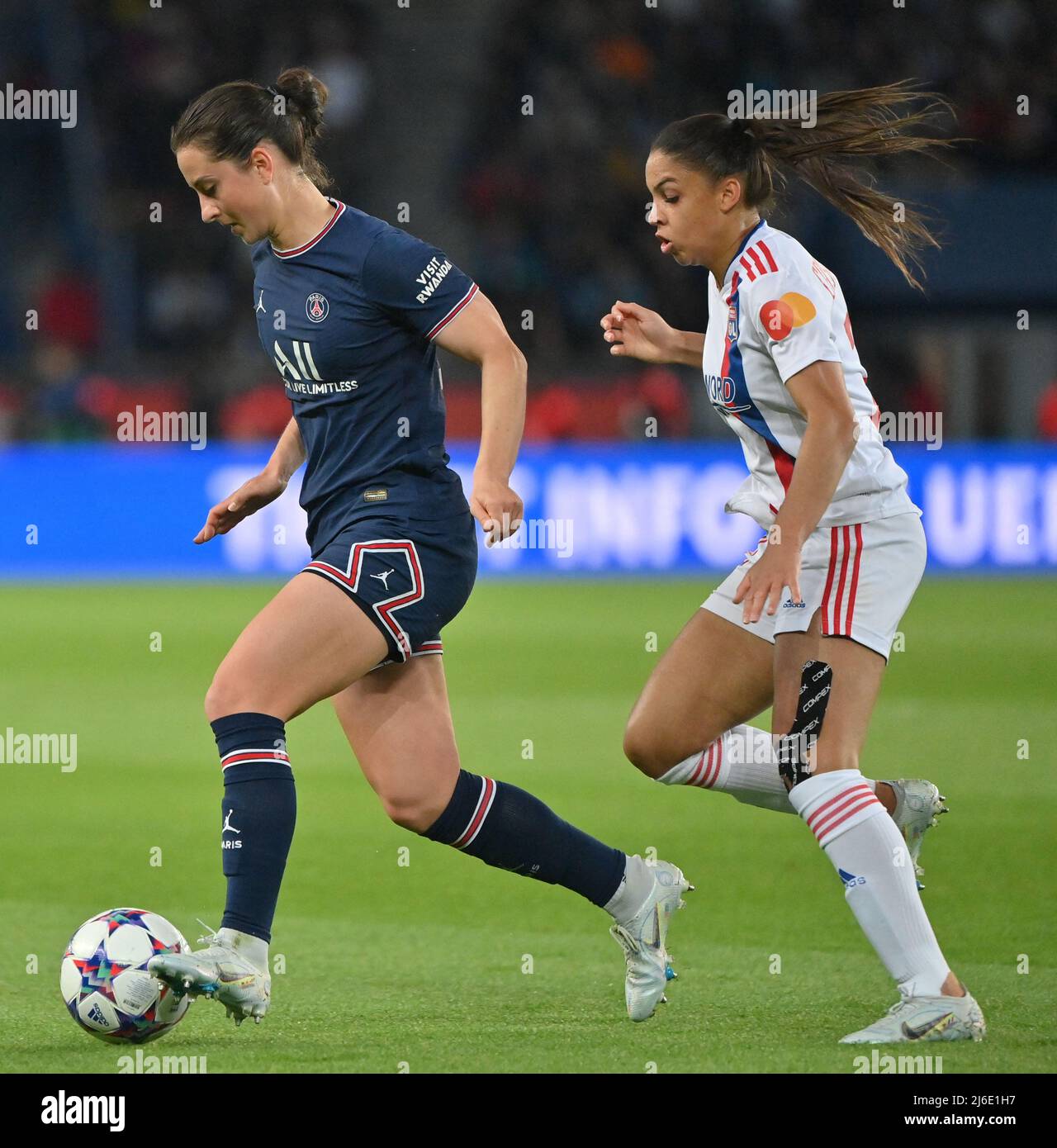 Sara Dubritz of PSG during the UEFA Women's UEFA Champions League semi ...