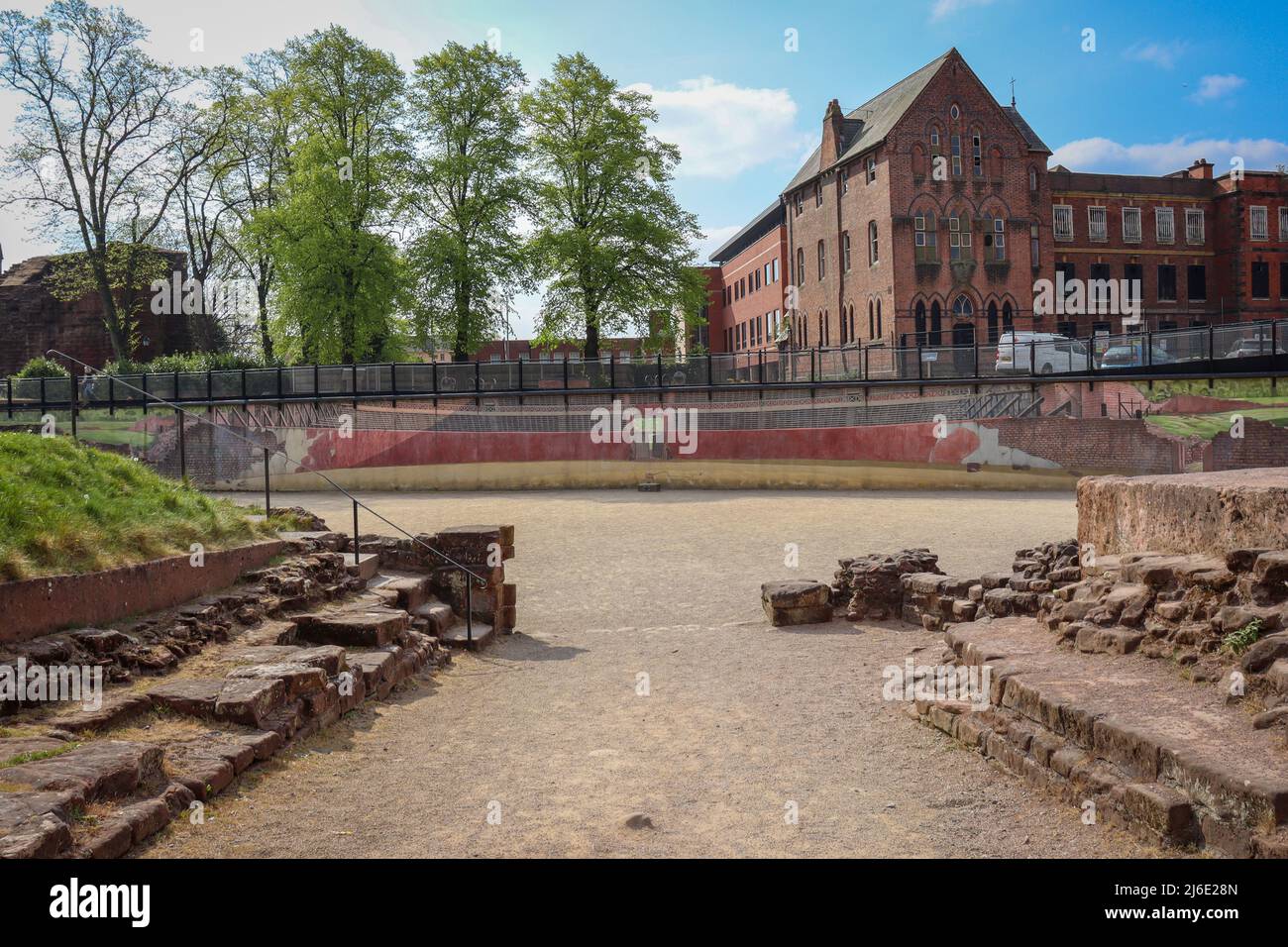 Chester Roman Amphitheatre Stock Photo - Alamy