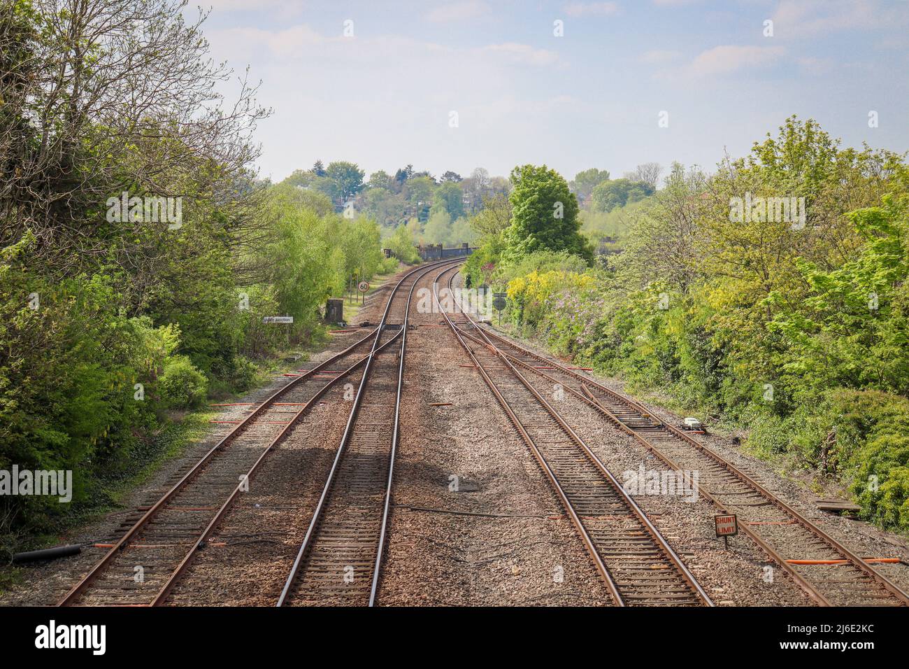 Railway Track, Chester Stock Photo - Alamy