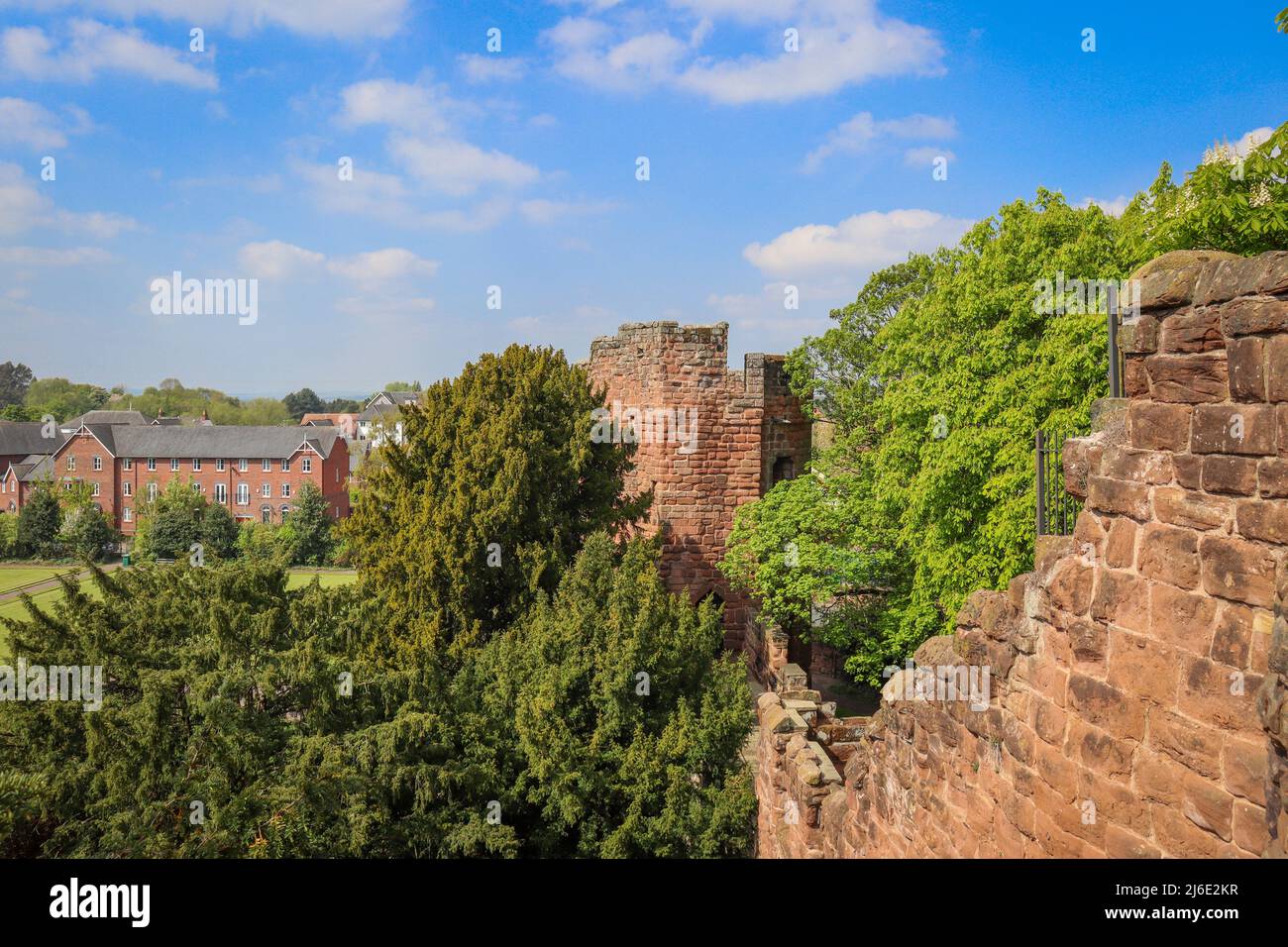 Chester Water Tower, Chester City Walls, Roman Walls Stock Photo - Alamy
