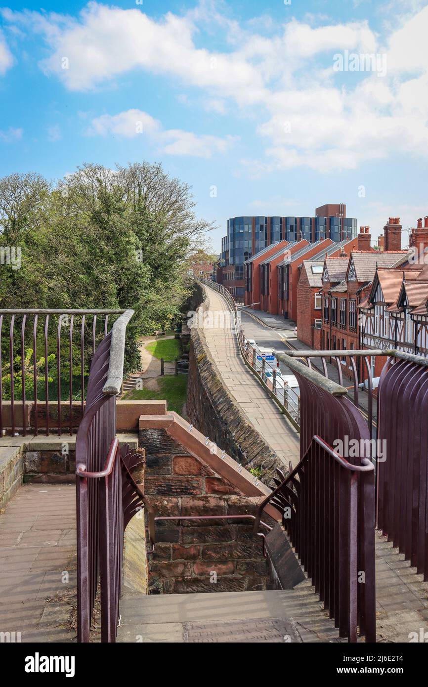 City walls chester uk hi-res stock photography and images - Alamy