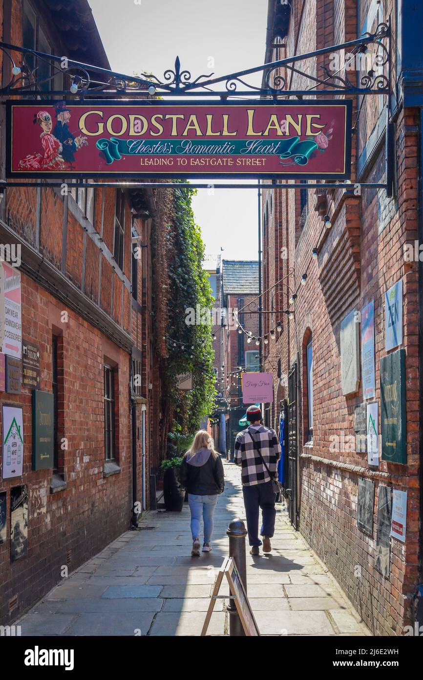 Godstall Lane, Chester Stock Photo - Alamy