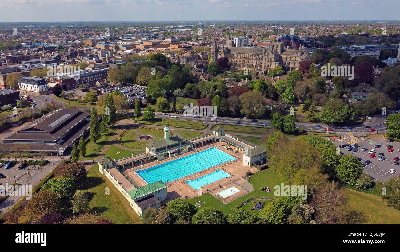 Peterborough swimming pool hi-res stock photography and images - Alamy