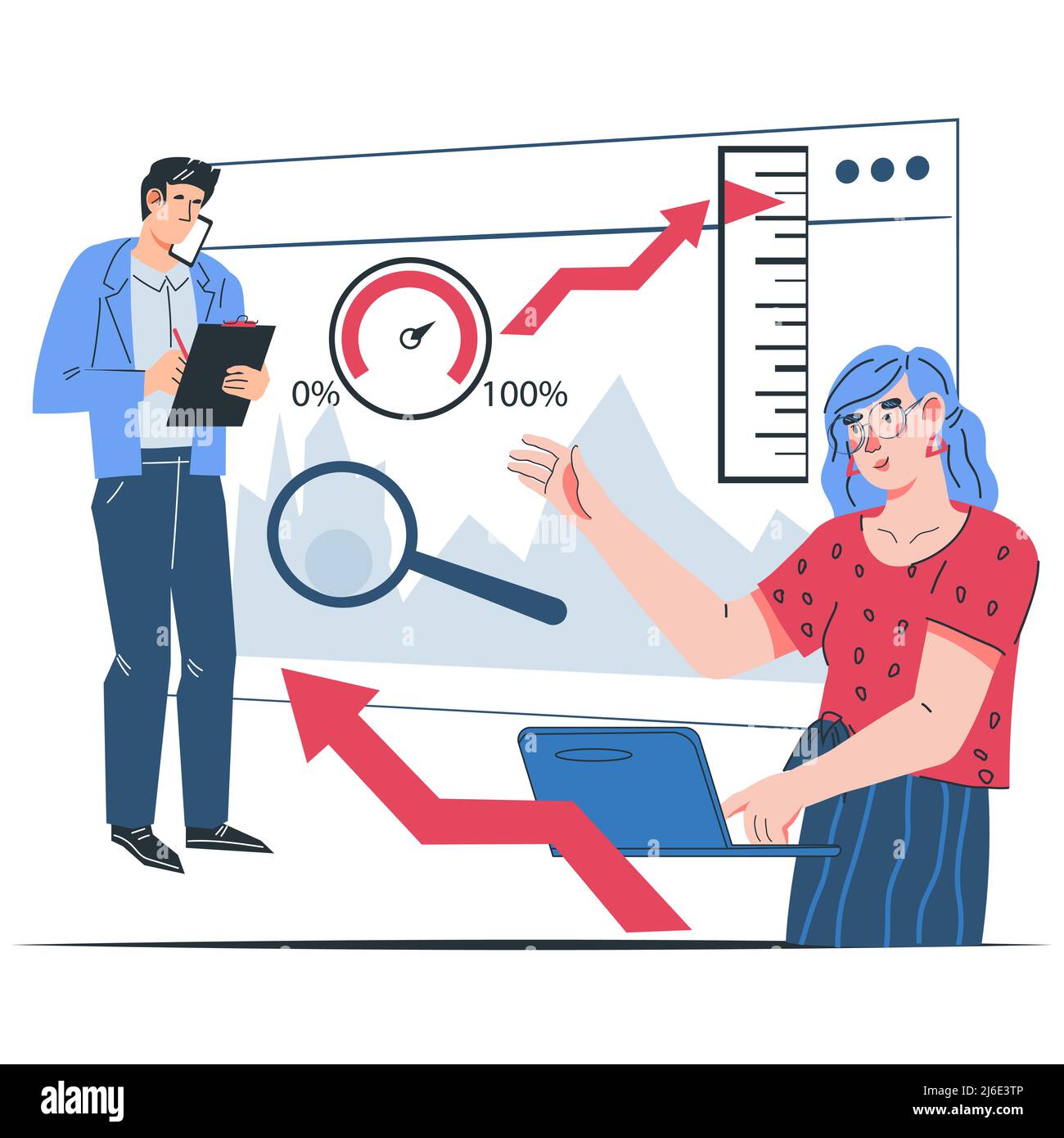 Data analysis and business statistics, business analytics and company ...