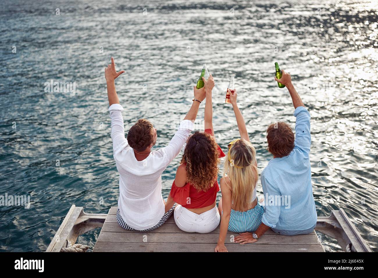 Happy vacation lifestyle hi-res stock photography and images - Alamy