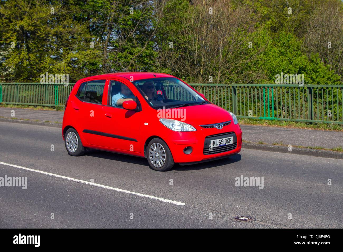Hyundai i10 classic red cars hi-res stock photography and images - Alamy