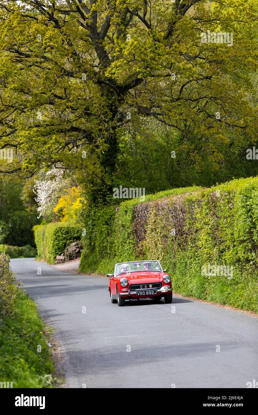 Various marques taking part in the classic cars springtime Rotary Club ...