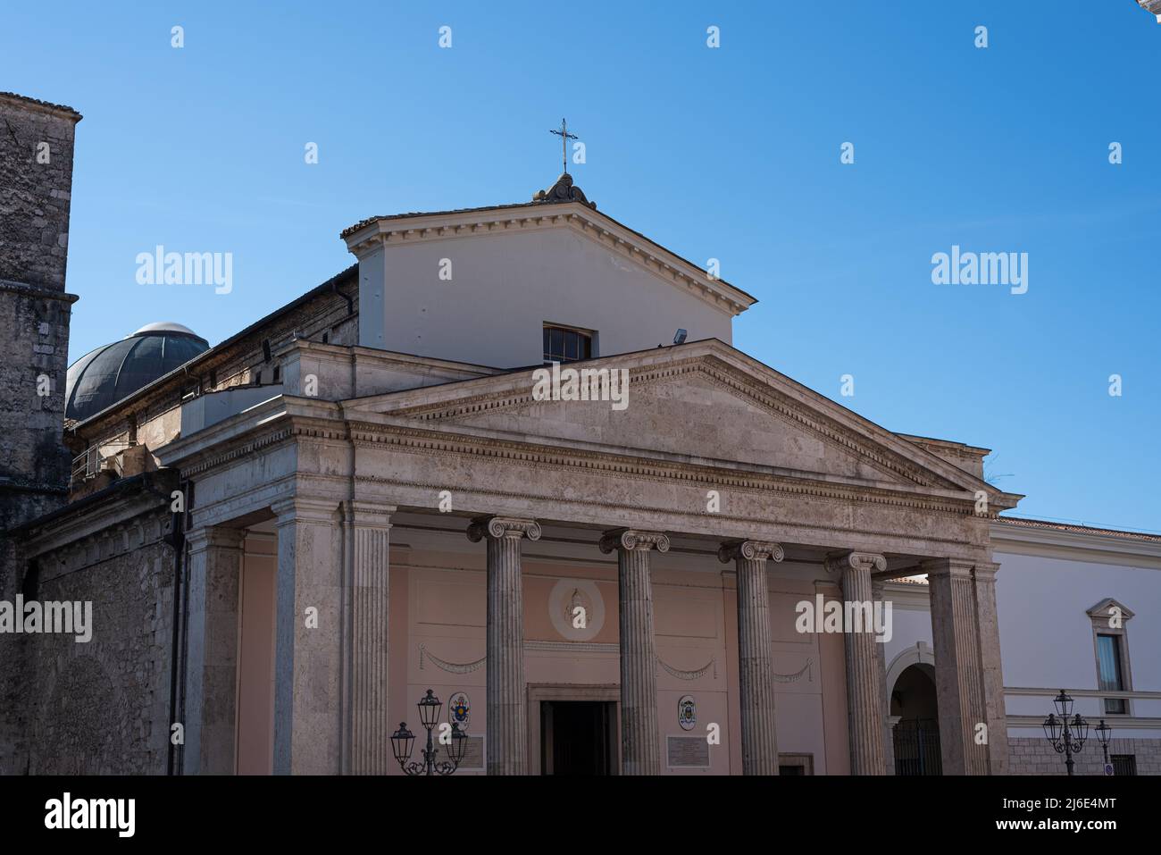 Isernia, Molise. The Cathedral of St. Peter the Apostle is the most ...
