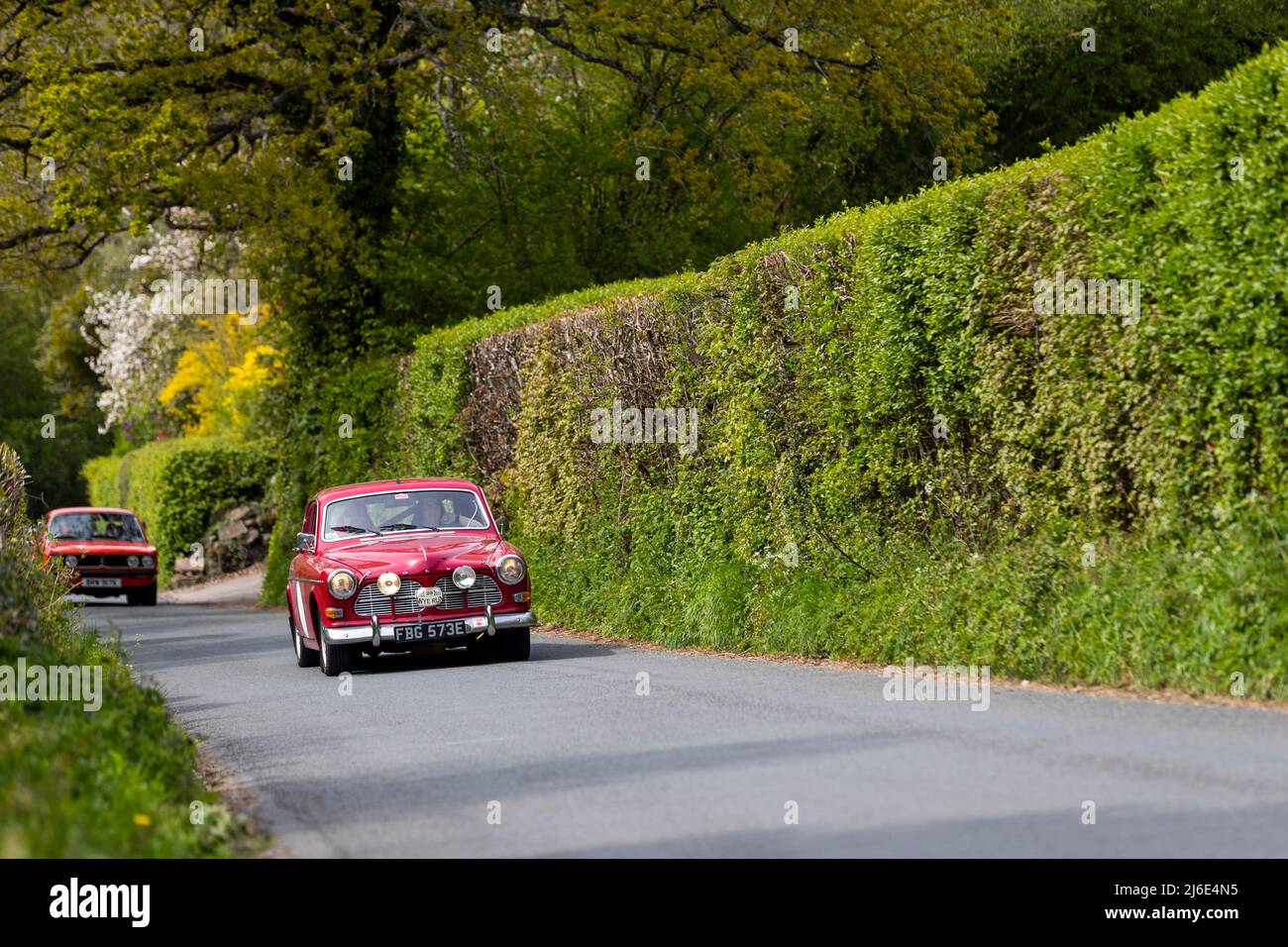 Various marques taking part in the classic cars springtime Rotary Club ...