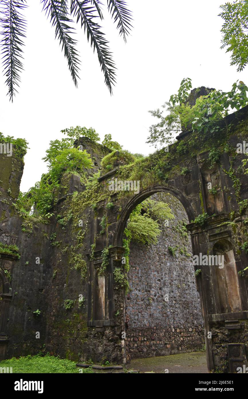 ruins of vasai fort, maharashtra, india Stock Photo - Alamy