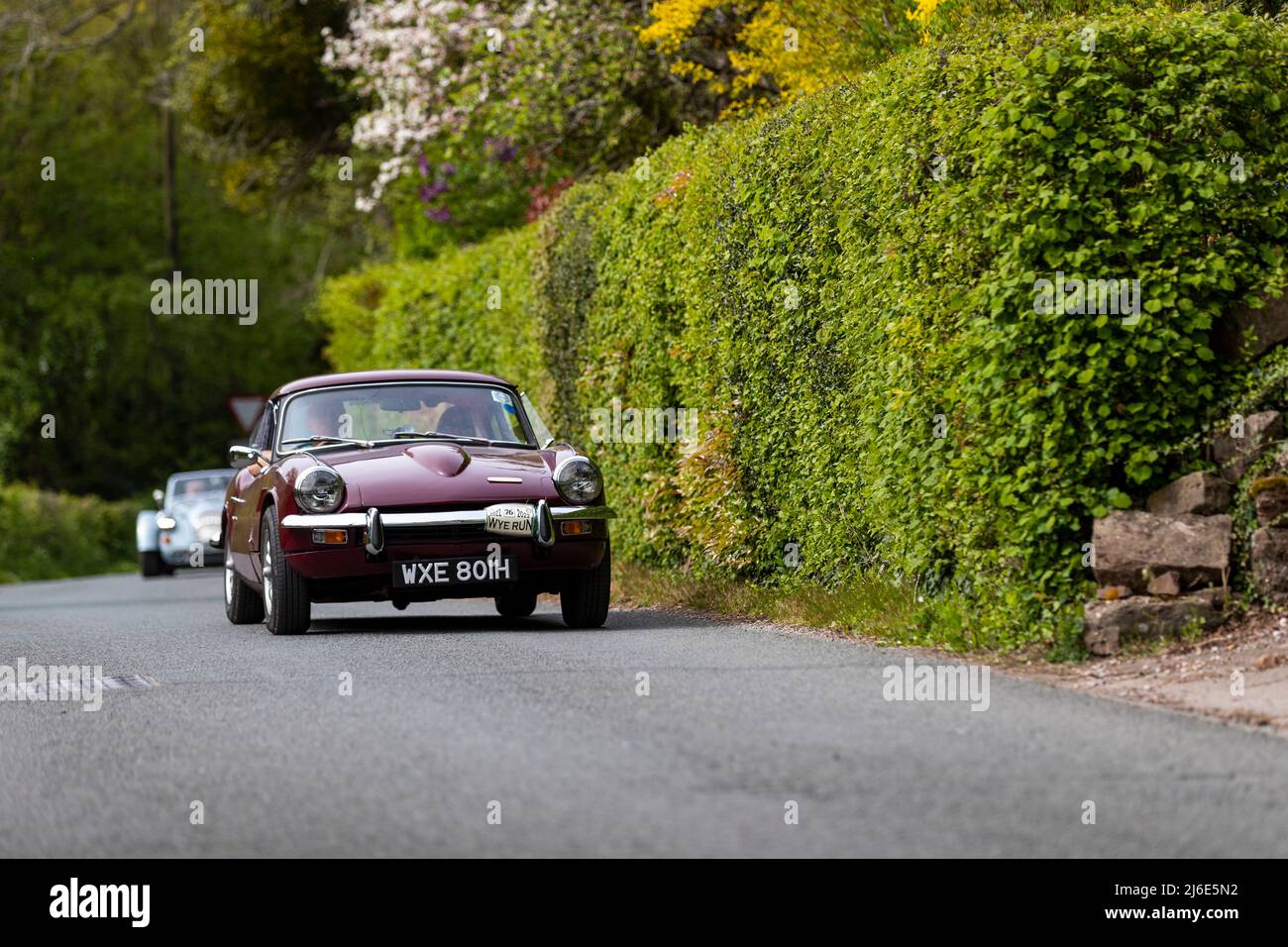 Various marques taking part in the classic cars springtime Rotary Club ...