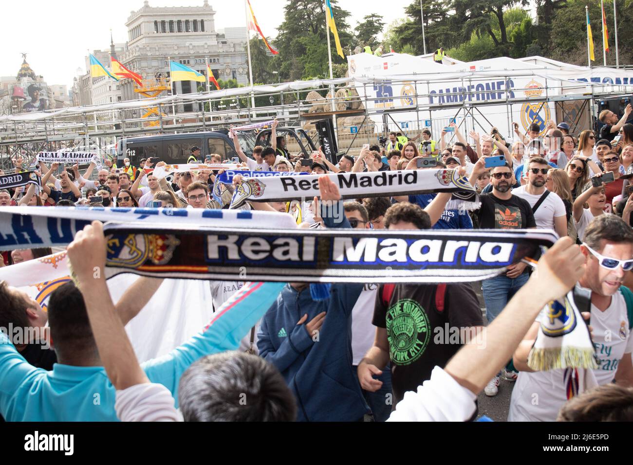 Real madrid 2022 cibeles hi-res stock photography and images - Alamy