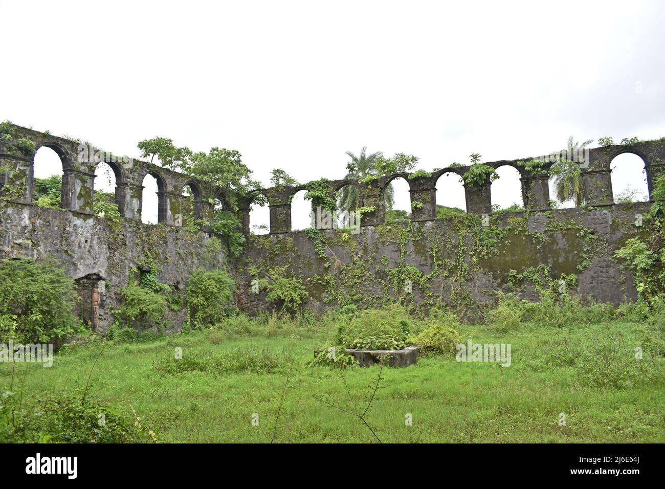 ruins of vasai fort, maharashtra, india Stock Photo - Alamy