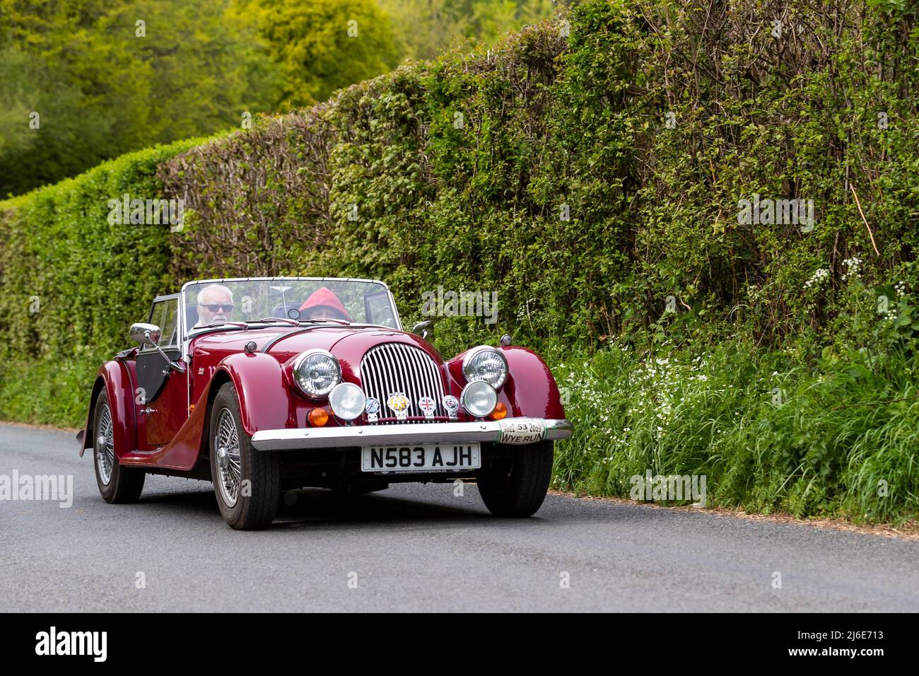 Various marques taking part in the classic cars springtime Rotary Club ...