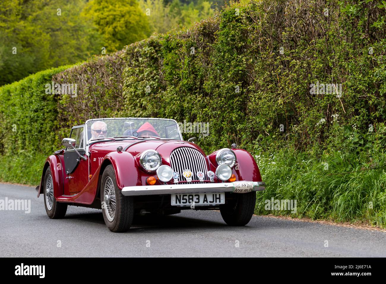 Various marques taking part in the classic cars springtime Rotary Club ...