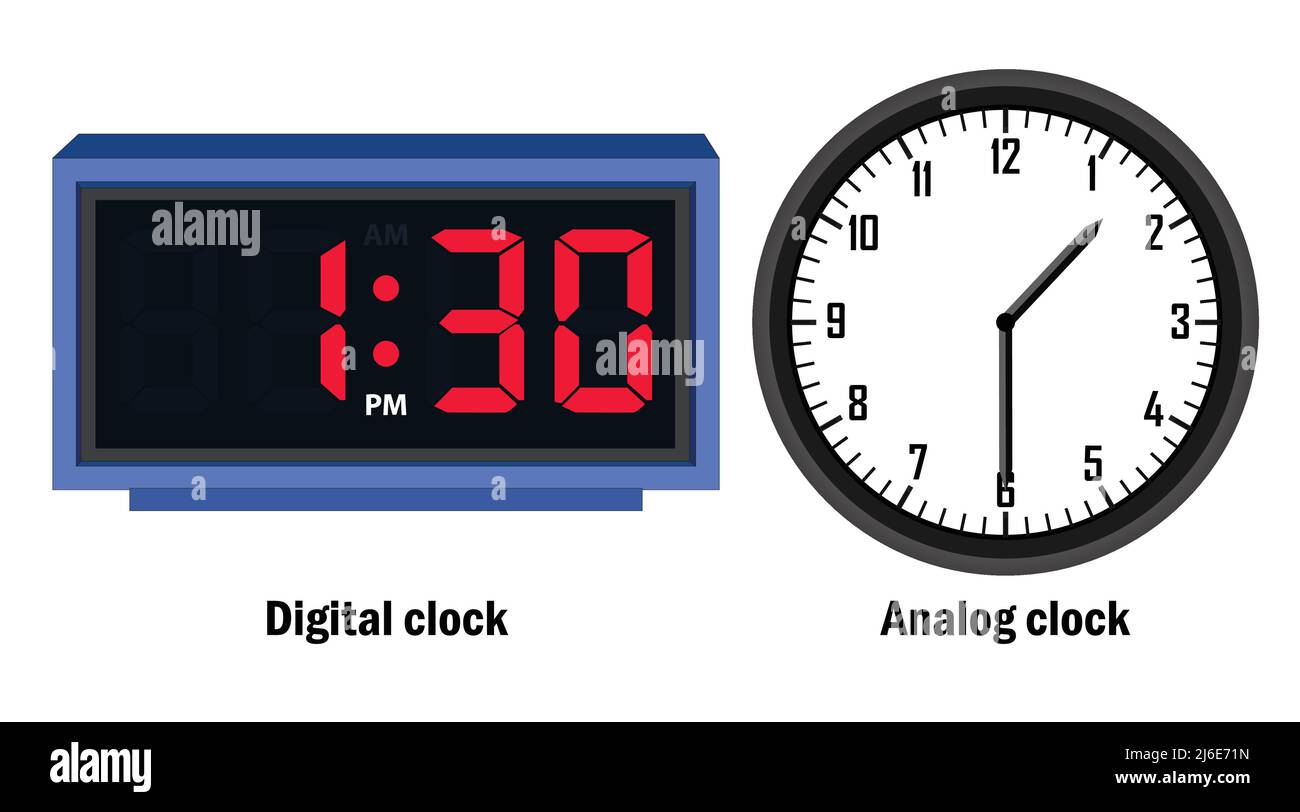 Digital Clocks Clipart