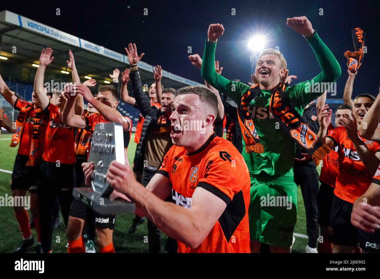 DEN BOSCH, NETHERLANDS - APRIL 22: Derry John Murkin of FC Volendam ...