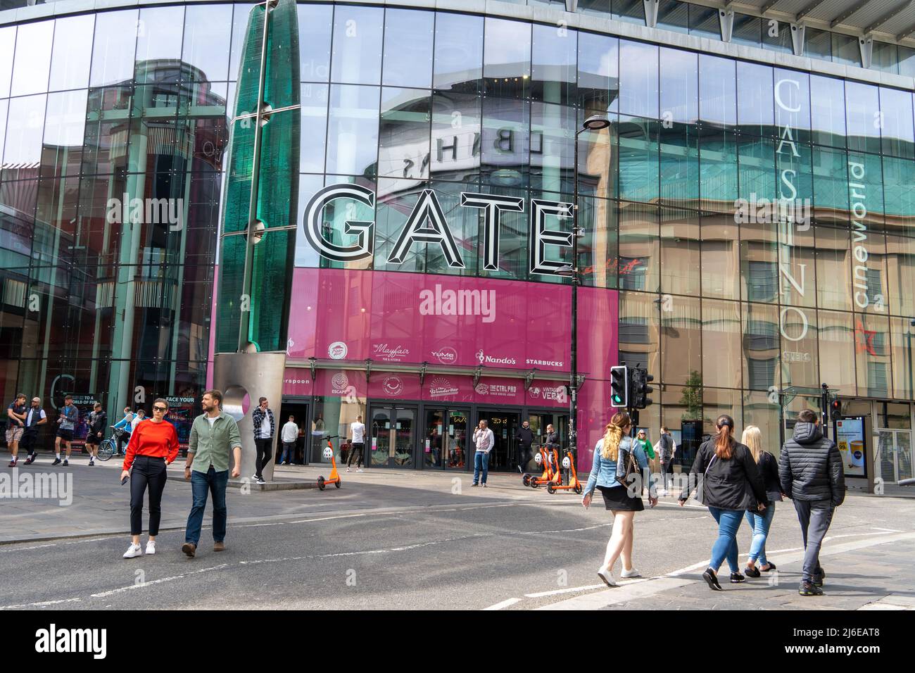 The Gate bar, cinema and restaurant complex, in Newcastle upon Tyne, UK ...