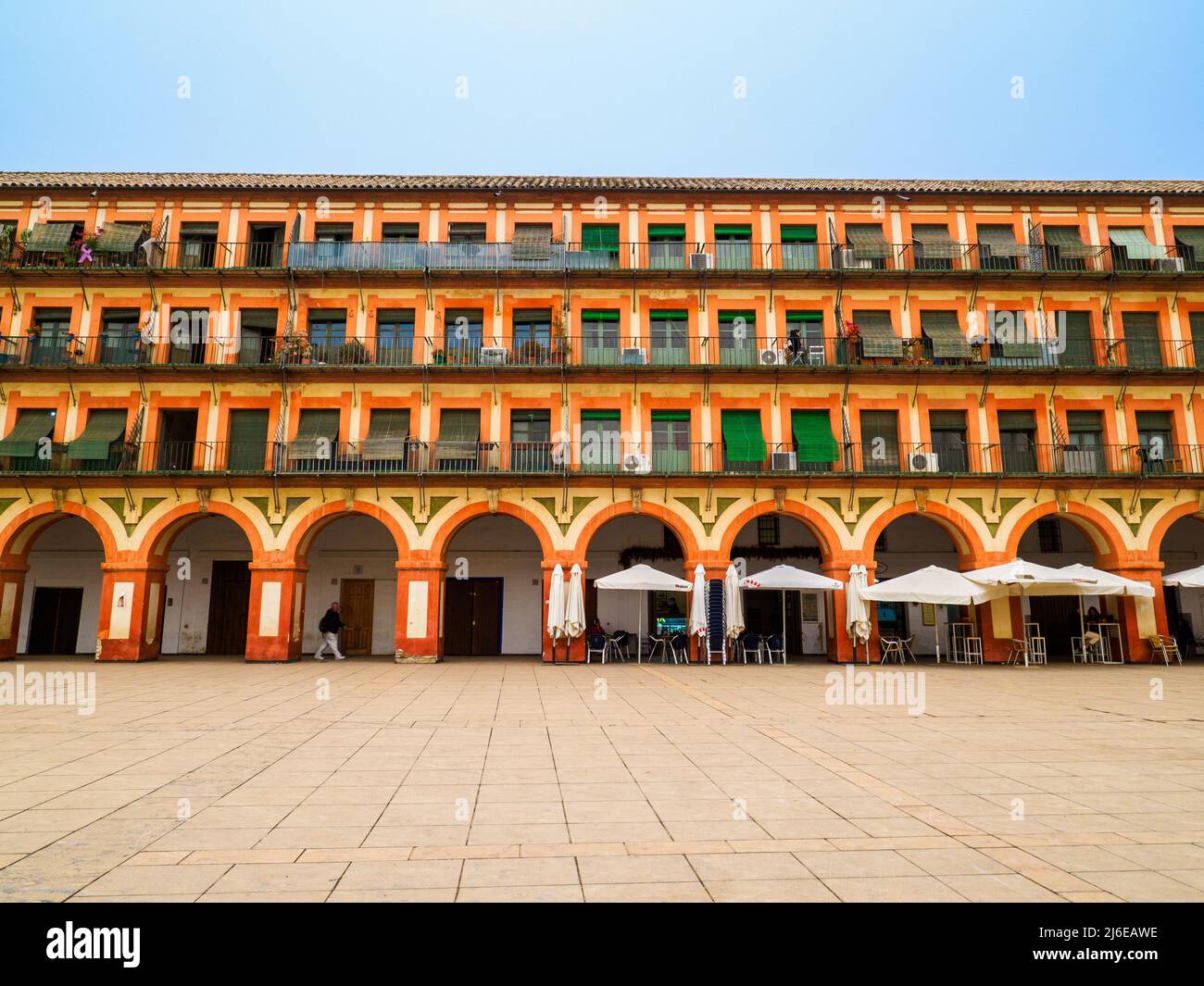 Plaza de la Corredera historical town square dating to the 17th century ...