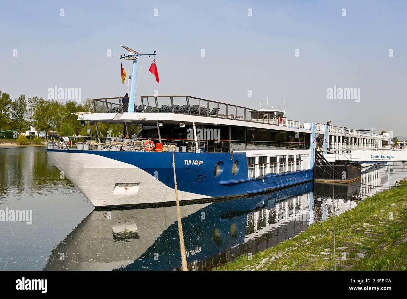 Breisach, Germany - April 2022: River cruise ship TUI Maya operated by ...