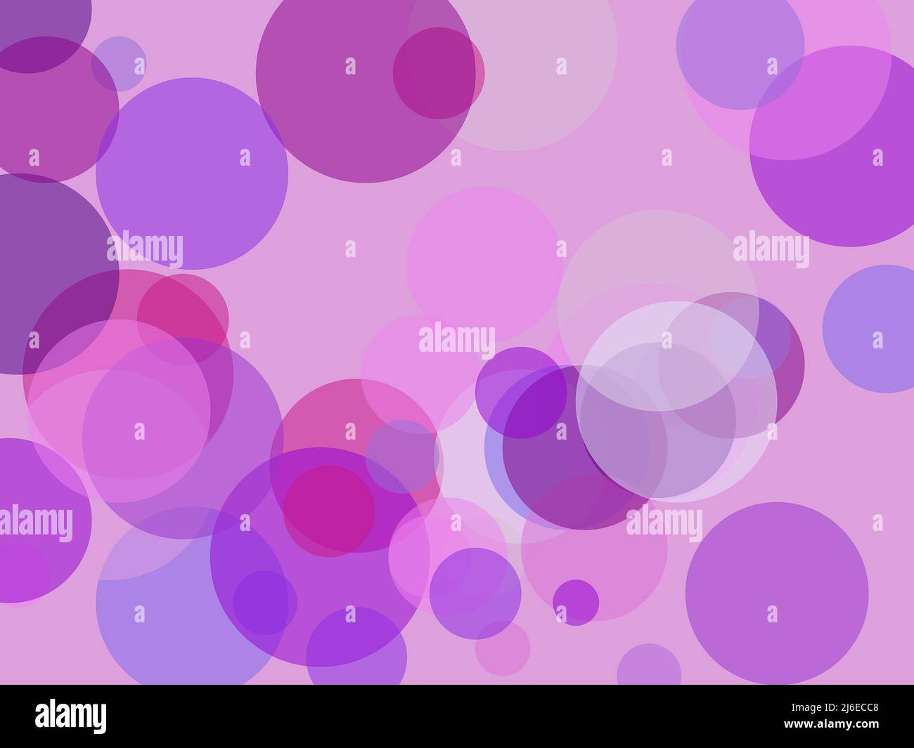 Abstract minimalist violet illustration with circles and plum ...