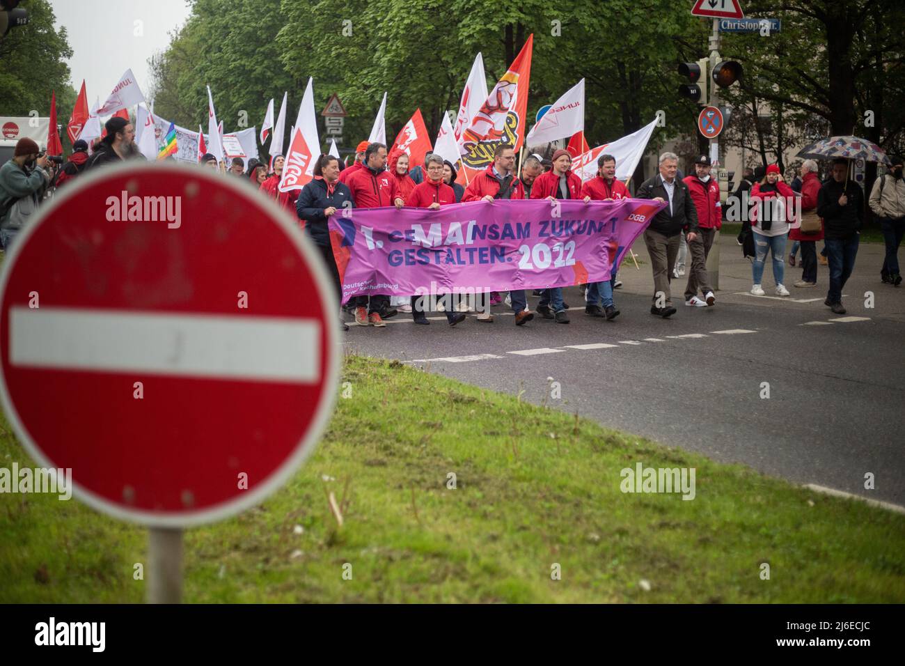 Munich, Germany. 01st May, 2022. On May 1st 2022 more than thousand ...