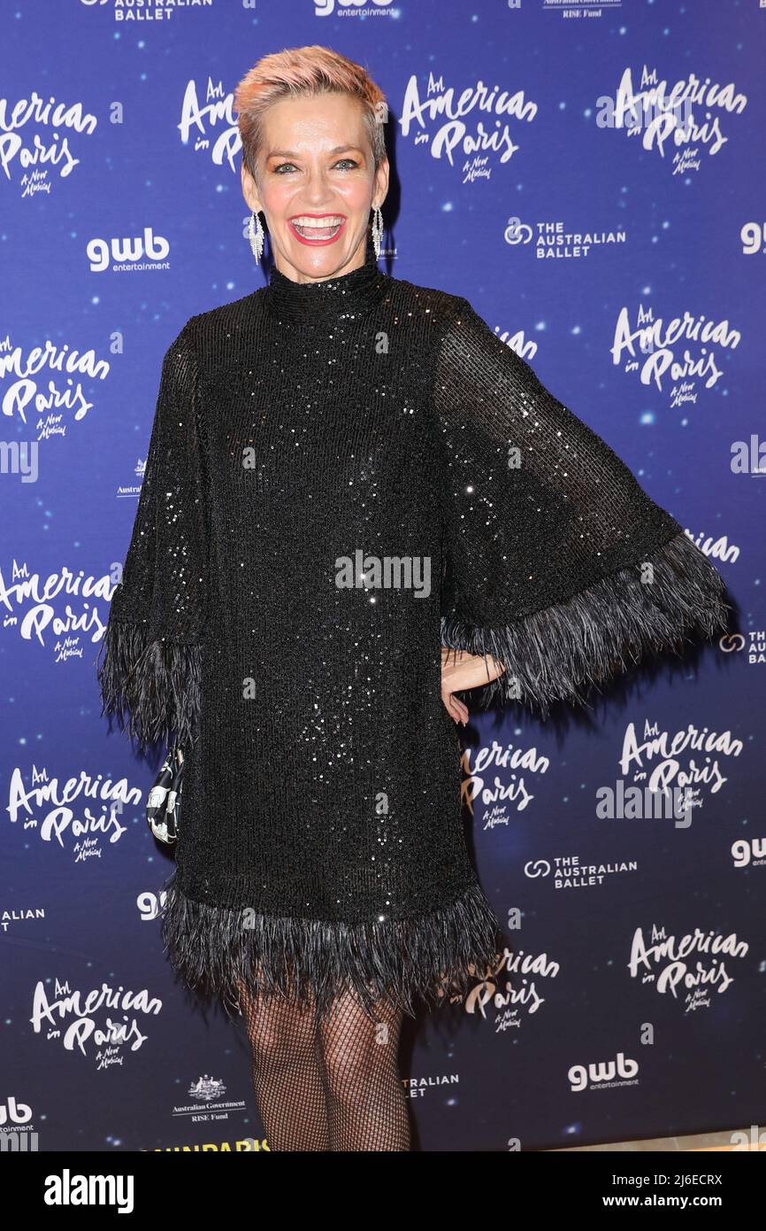 May 1, 2022: JESSICA ROWE attends the Opening Night of An American in ...