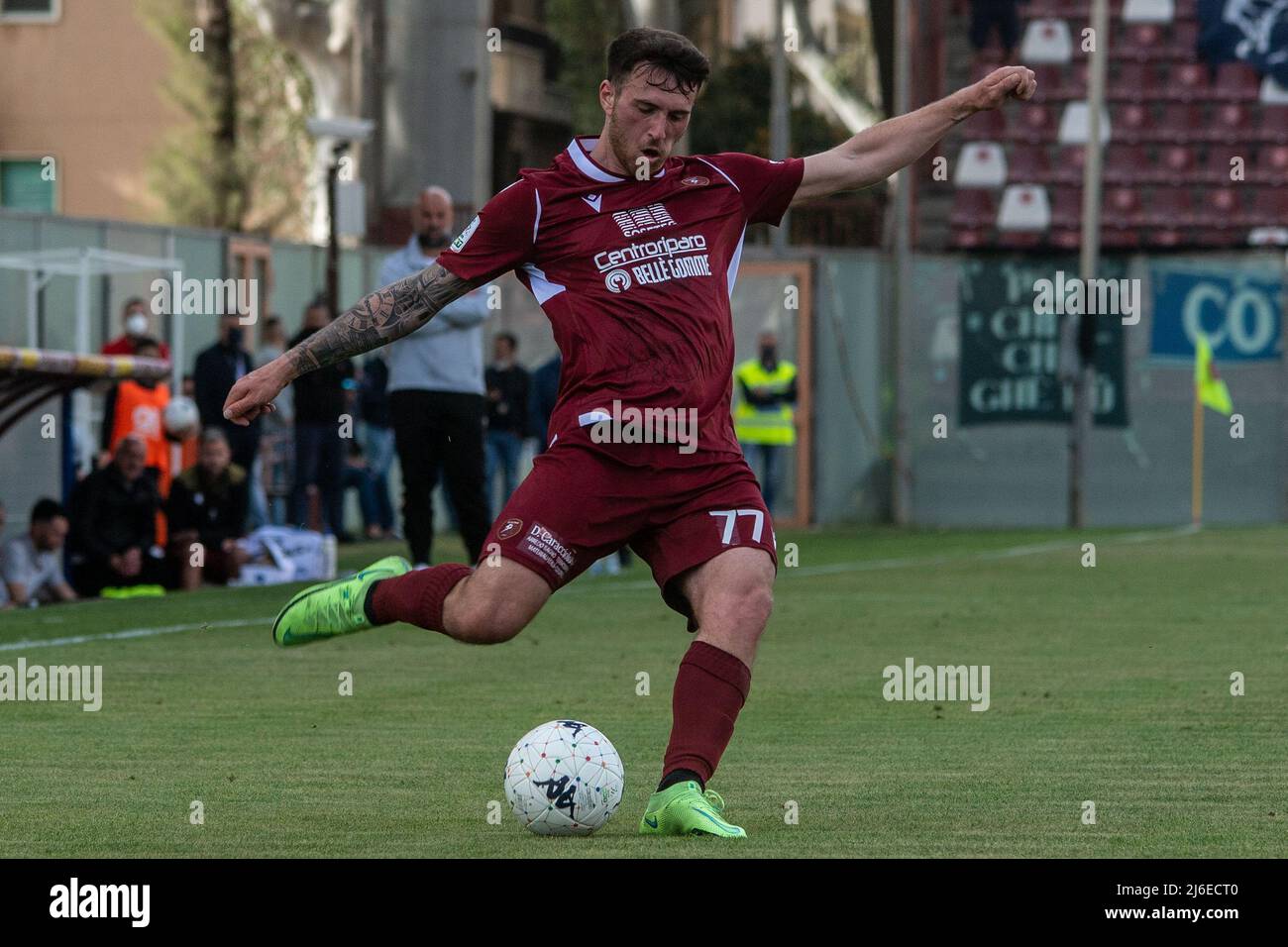Stadio Oreste Granillo, Reggio Calabria, Italy, April 30, 2022, Damiano ...