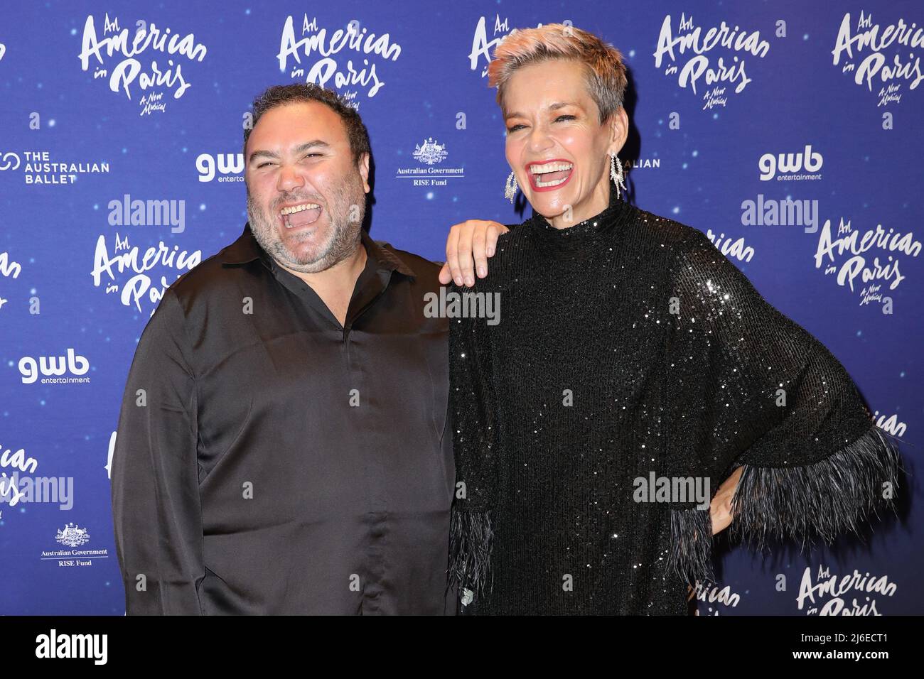 May 1, 2022: TREVOR ASHLEY and JESSICA ROWE attends the Opening Night ...