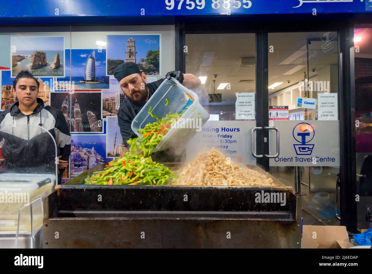 Chicken doner kebab shop store hi-res stock photography and images - Alamy
