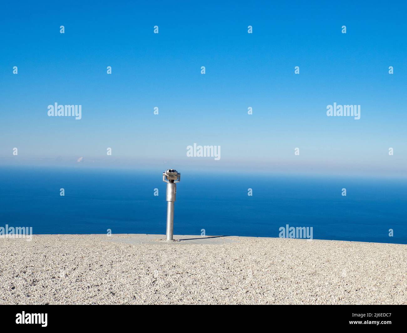 Binocular lookout on the sea Stock Photo - Alamy