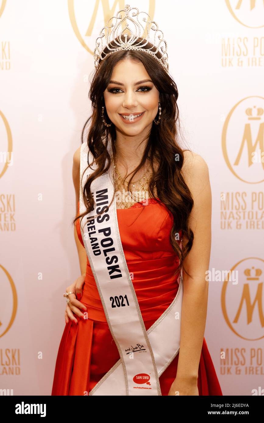 Sandra Salamon - 2021 winner at Miss Polski UK & IR 2022, London, UK ...