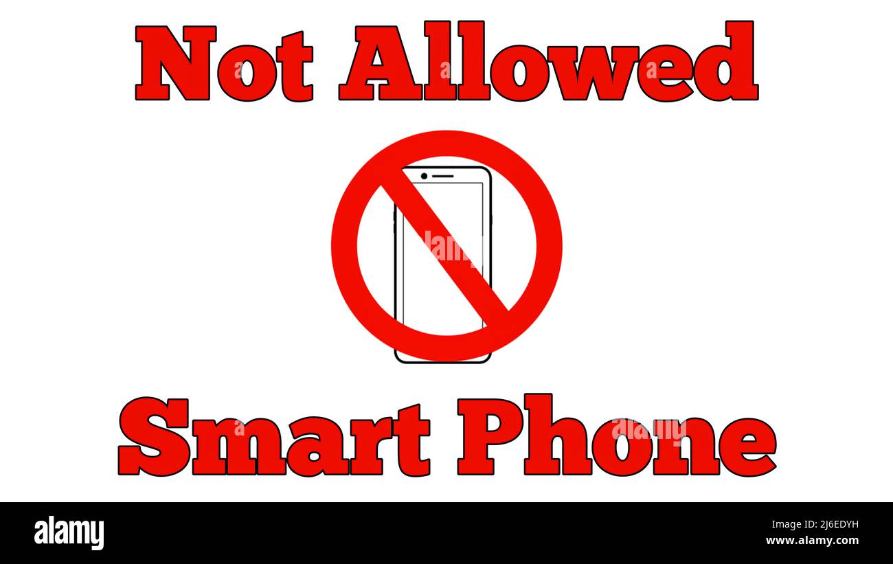 No phone telephone prohibited symbol hi-res stock photography and ...