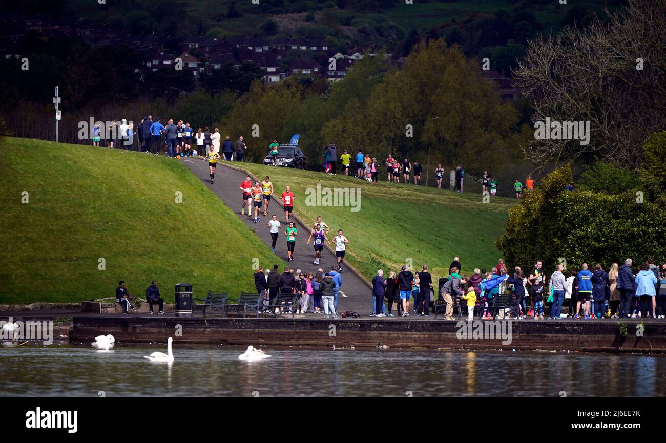 Athletics belfast city marathon hi-res stock photography and images - Alamy