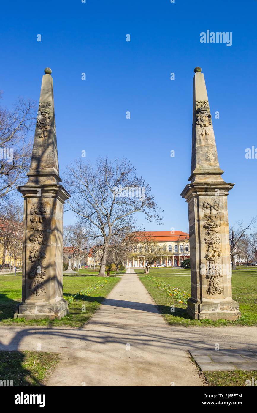 Park pillar germany german hi-res stock photography and images - Alamy