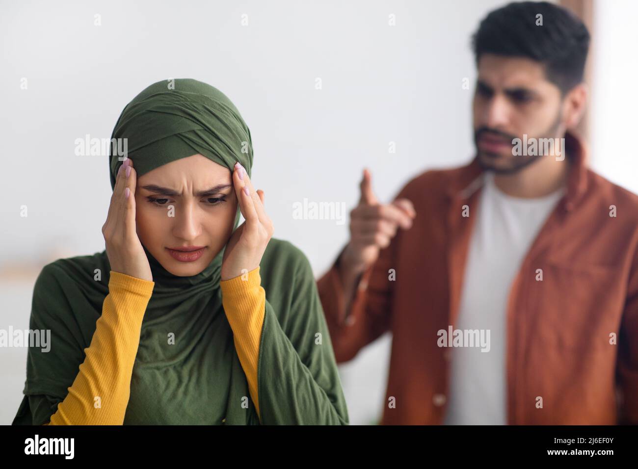 Angry middle eastern woman hi-res stock photography and images - Alamy