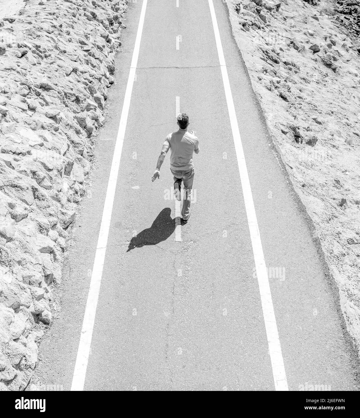 full of energy. guy feel freedom. hurry up. endurance and stamina ...