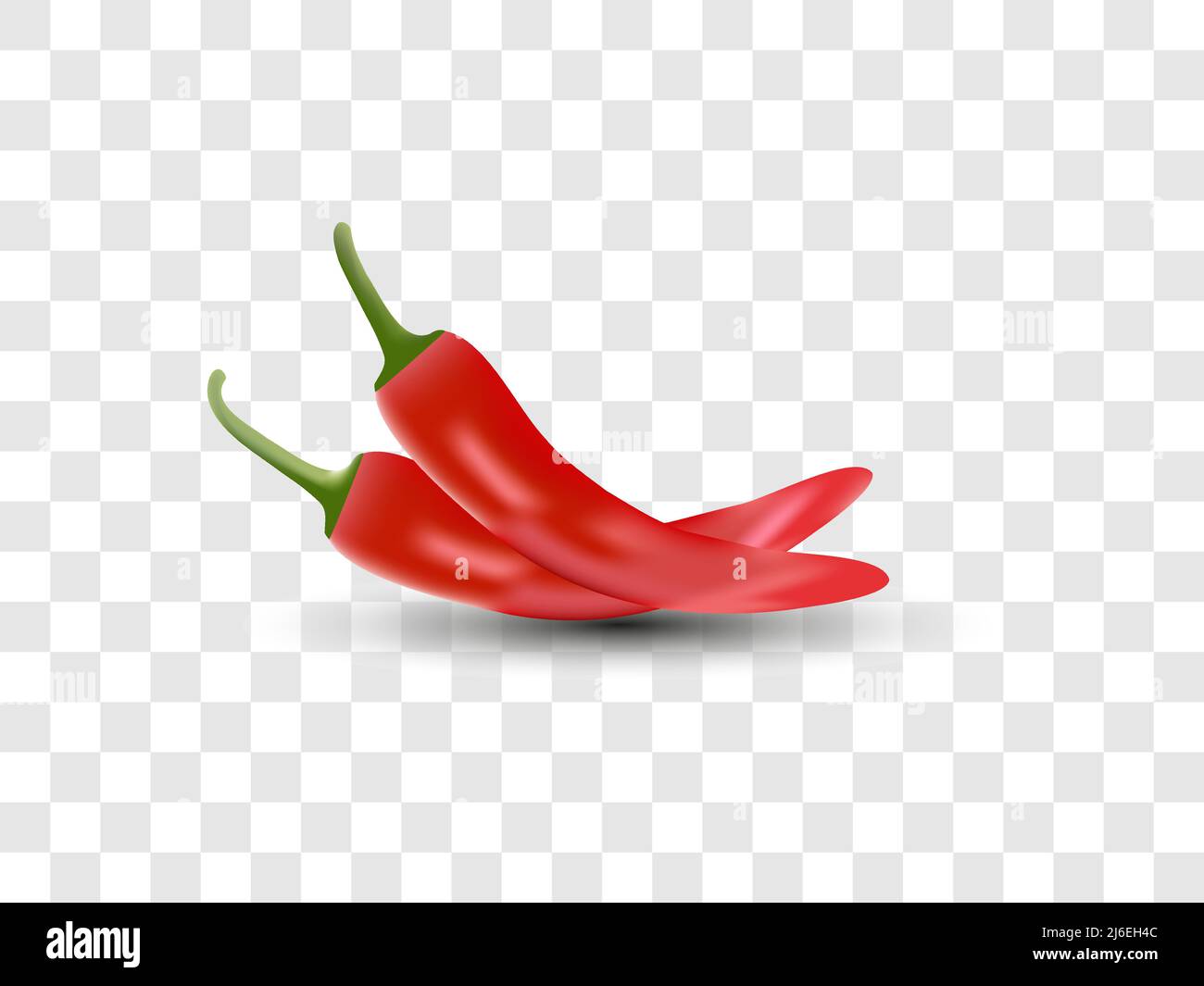Whole chilli on red background Stock Vector Images - Alamy