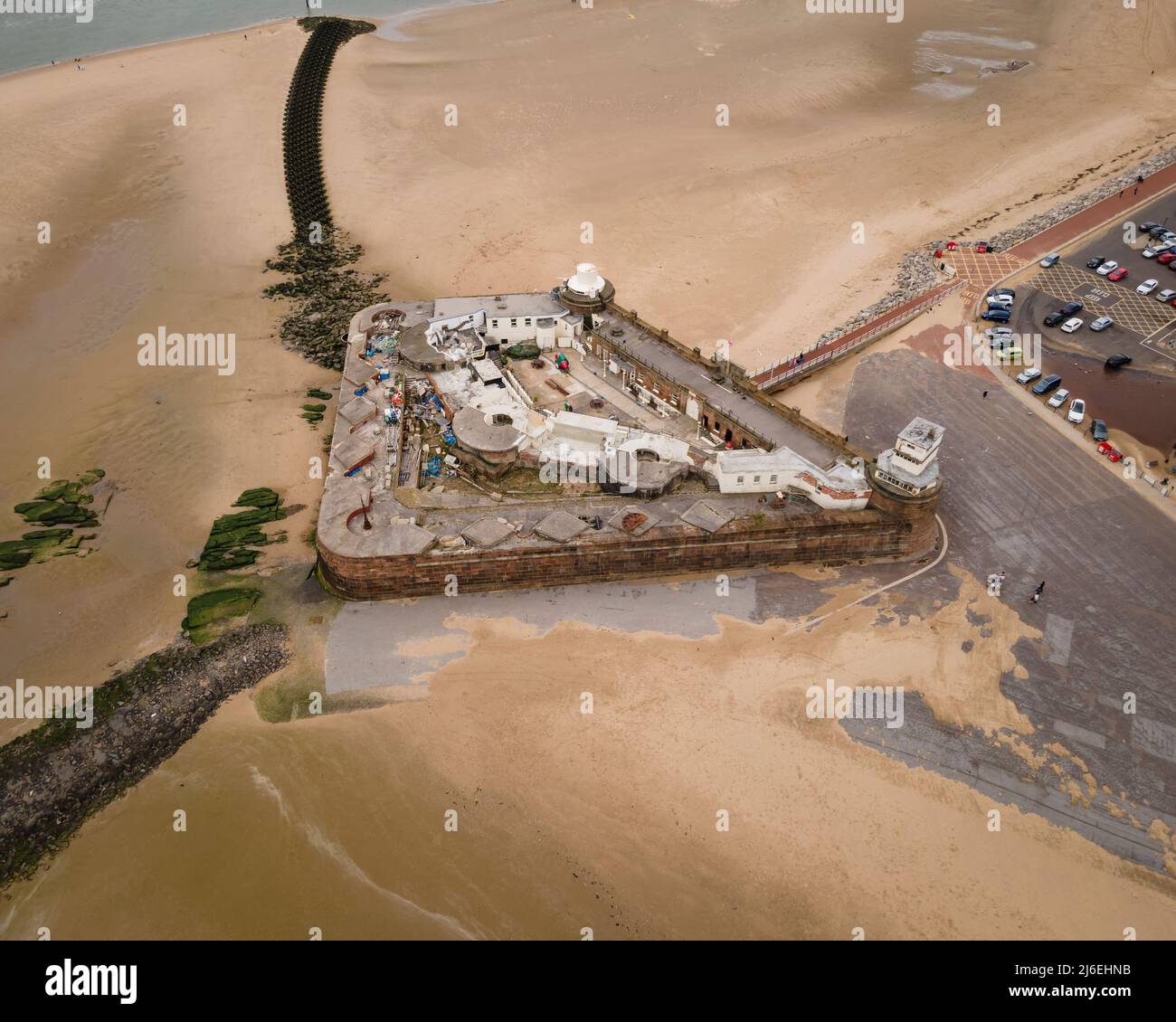 Fort Perch Rock Stock Photo - Alamy