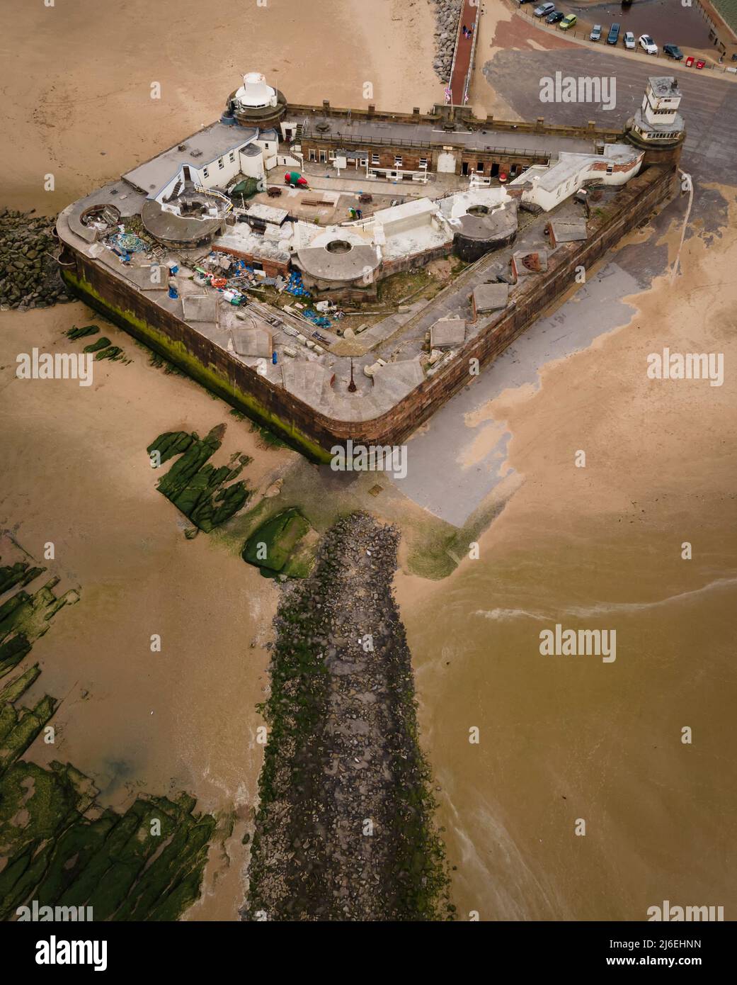 Fort Perch Rock Stock Photo - Alamy