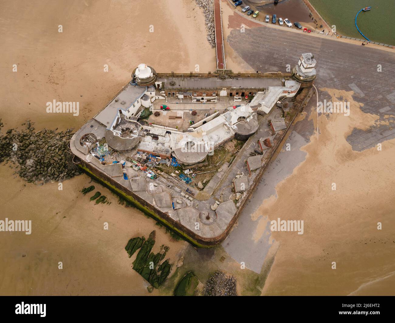 Fort Perch Rock Stock Photo - Alamy