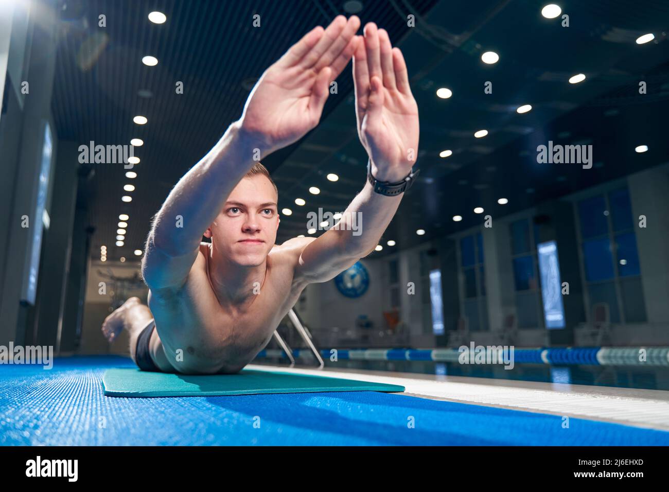 Pull arms forward hi-res stock photography and images - Alamy