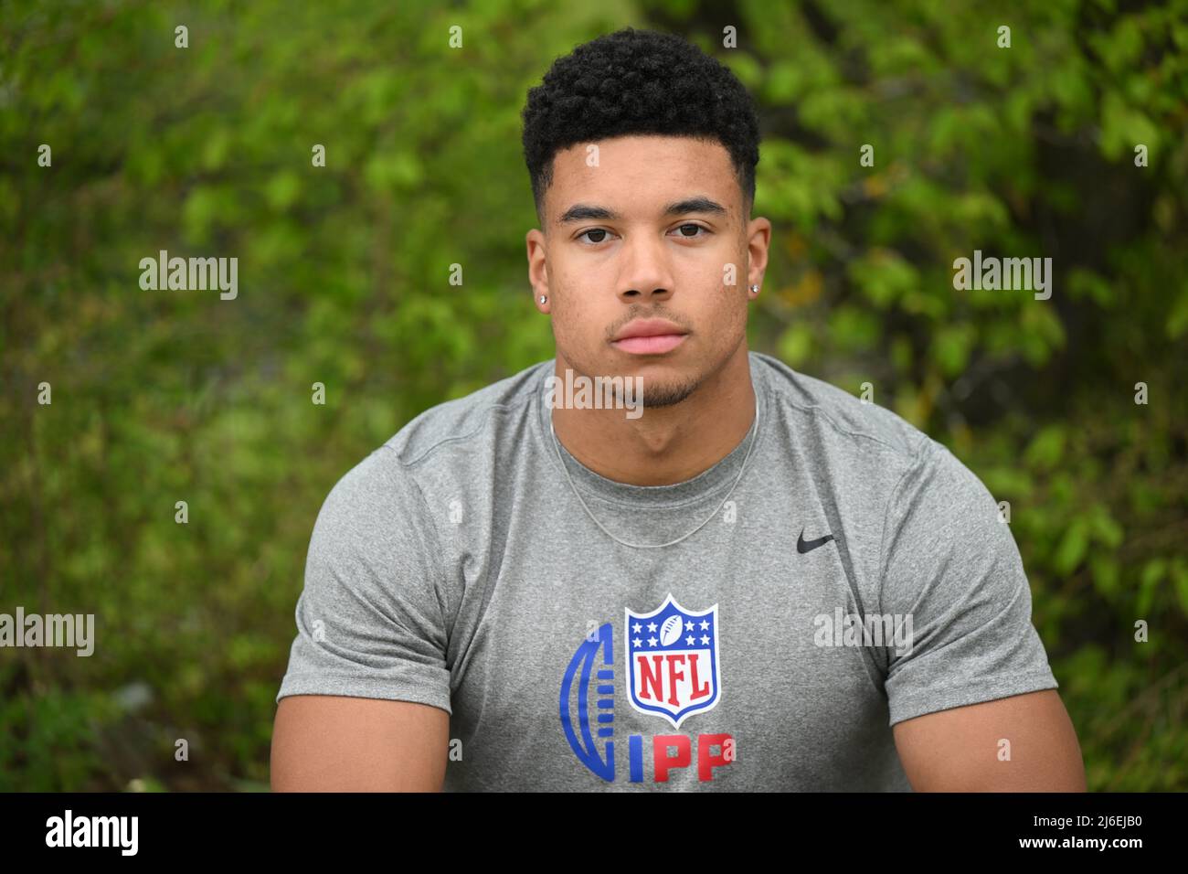 30 April 2022, Baden-Wuerttemberg, Reutlingen: German football player ...