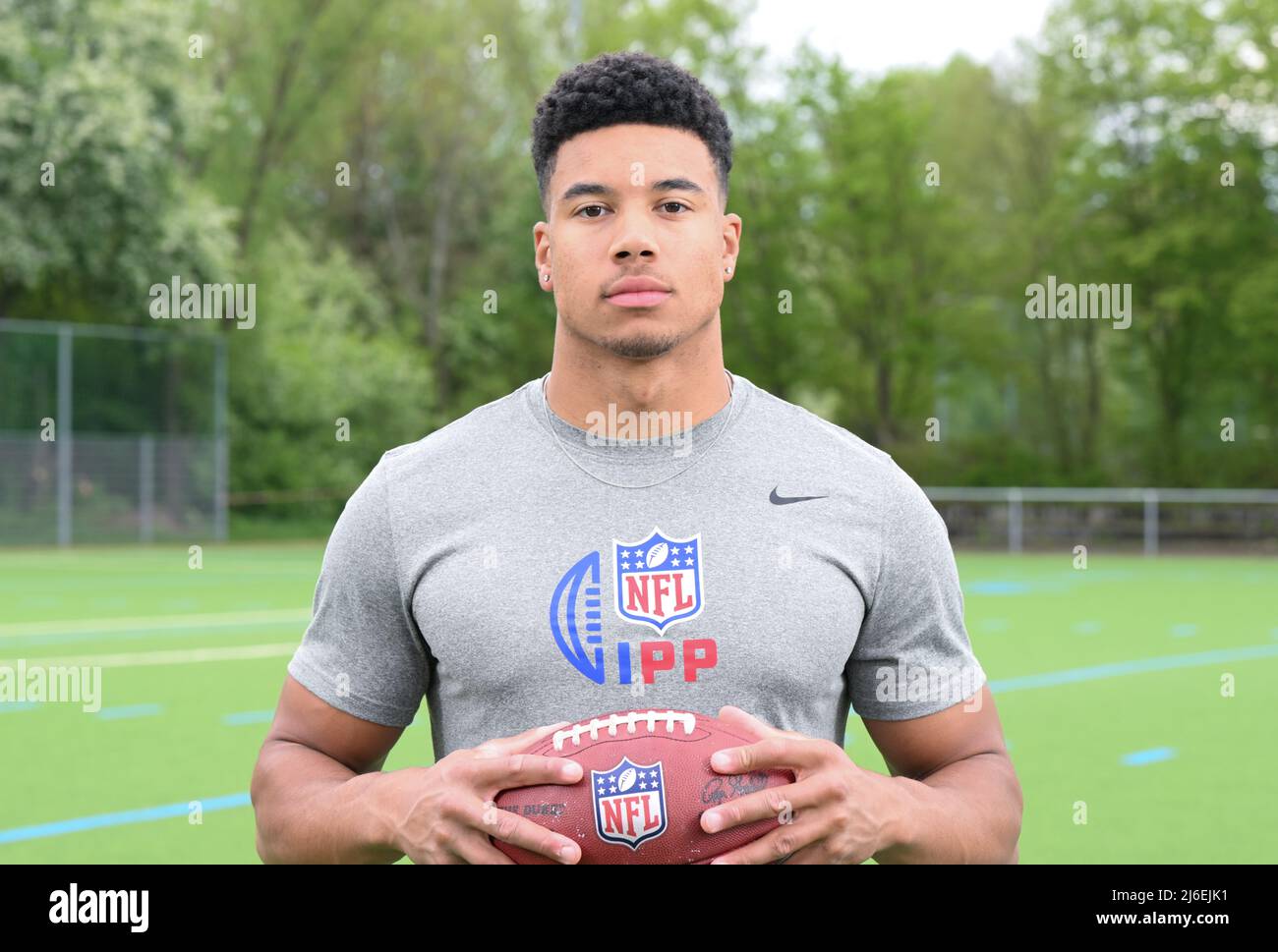 30 April 2022, Baden-Wuerttemberg, Reutlingen: German football player ...