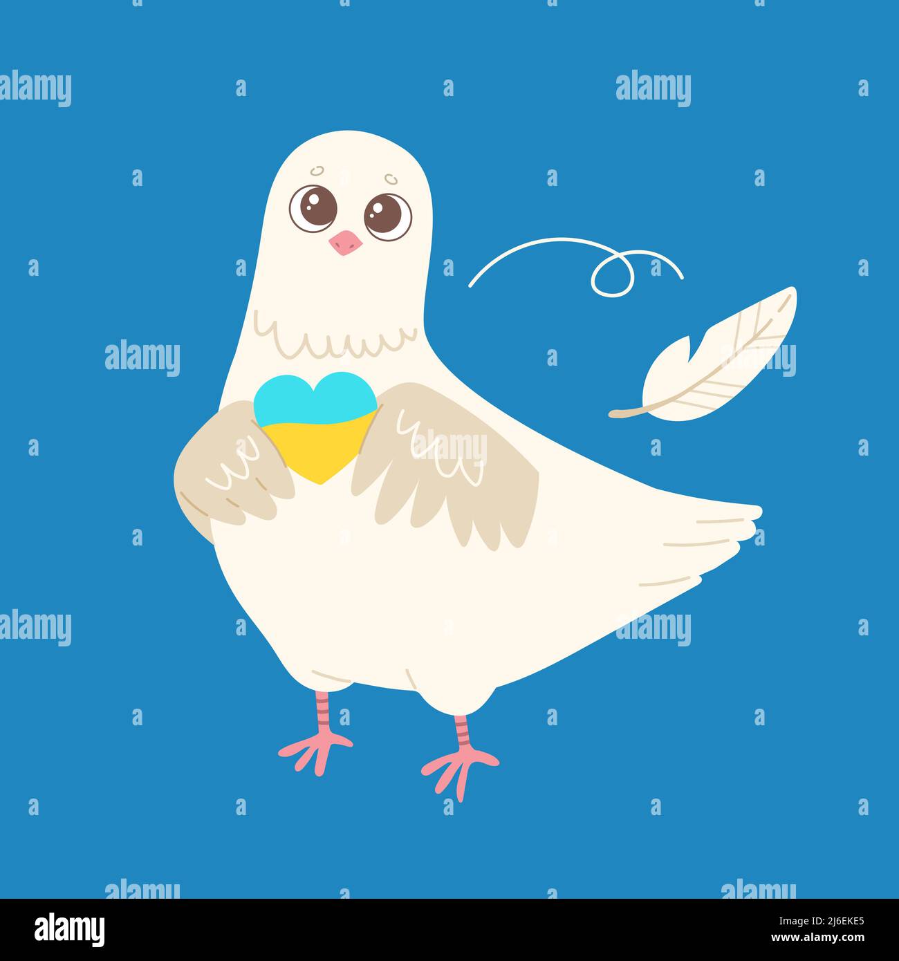 Peace symbol in ukraine Stock Vector Images - Alamy