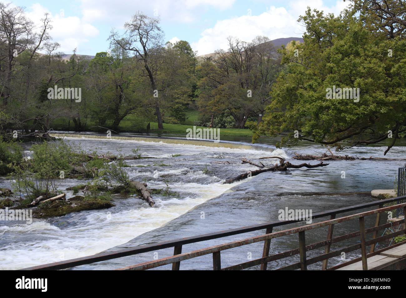 Horseshoe Falls , Llangollen Wales Stock Photo - Alamy